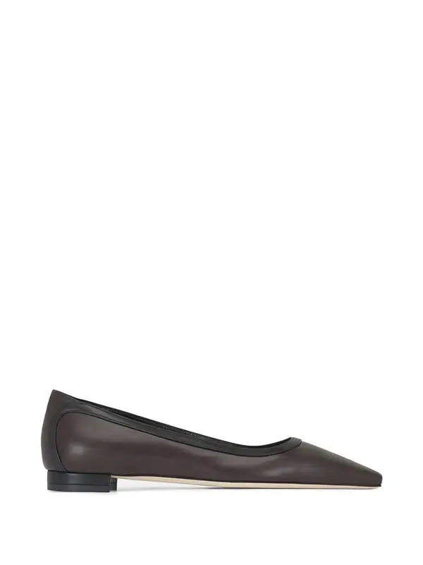 Manolo Blahnik Filotas Flat Pumps - Brown