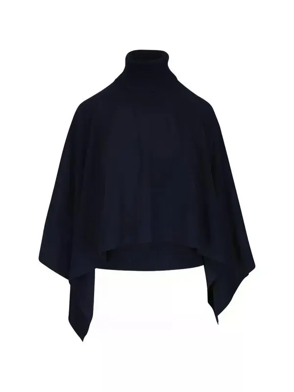 Michael Kors Draped Turtleneck Caftan Top