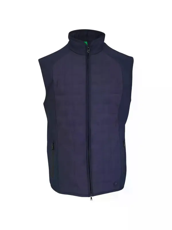 Bogner Zip-up Quilted Gilet - Blue