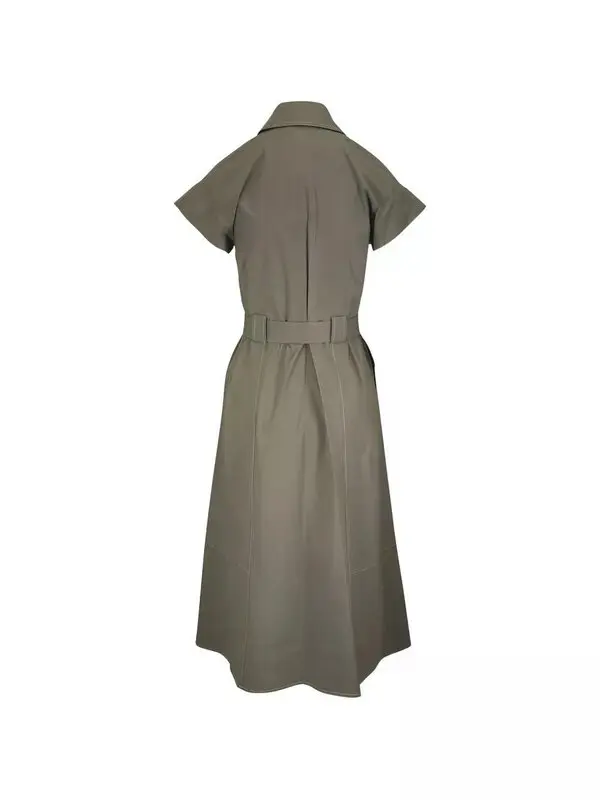 Antonelli Firenze Belted Zipped Midi Dress