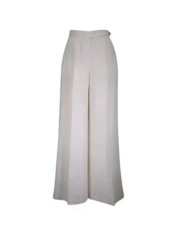 Kiton Buckle Wide Leg Trousers