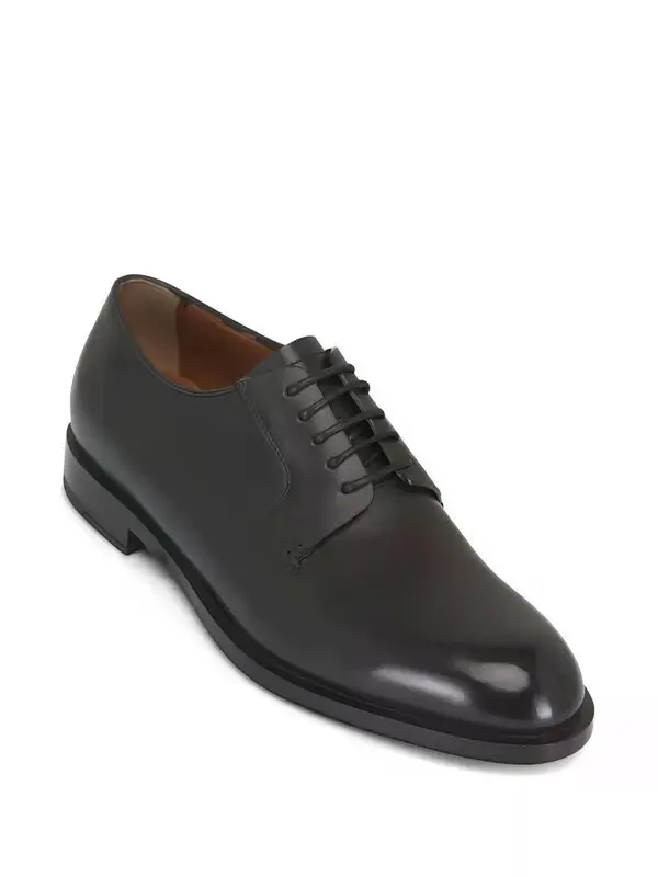 Zegna Leather Derby Shoes
