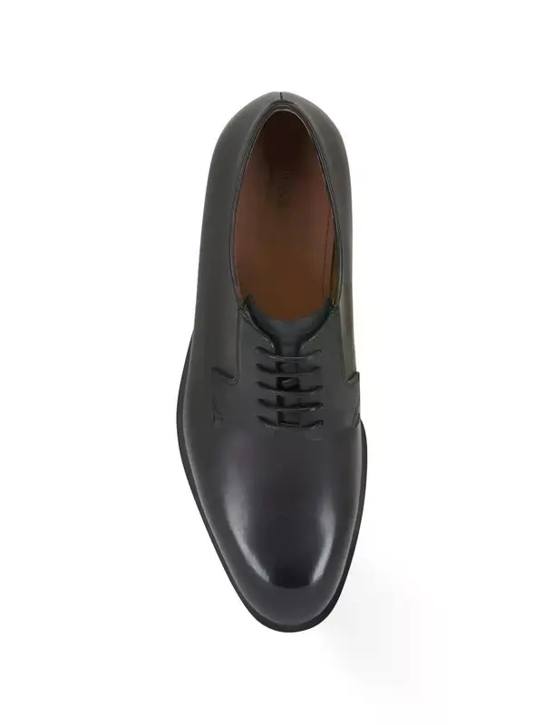 Zegna Leather Derby Shoes