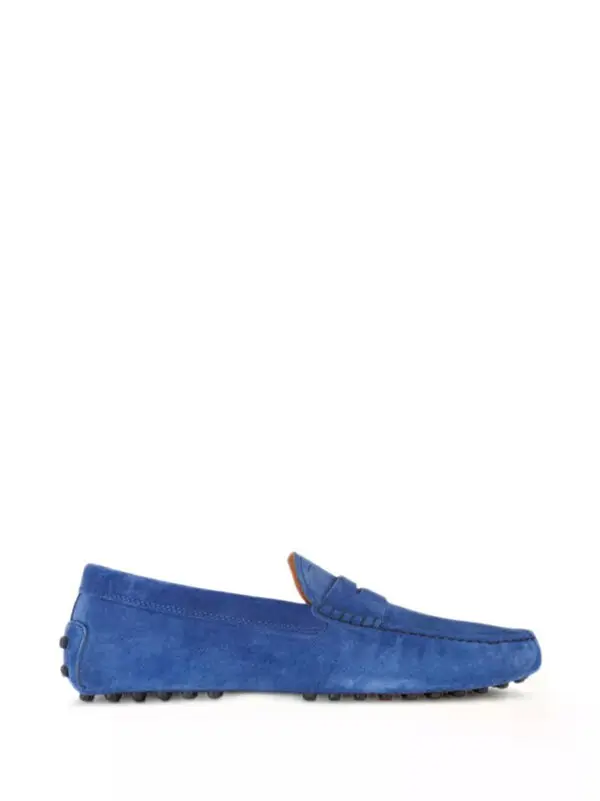 TOD'S Gommino Suede Loafers - Blue