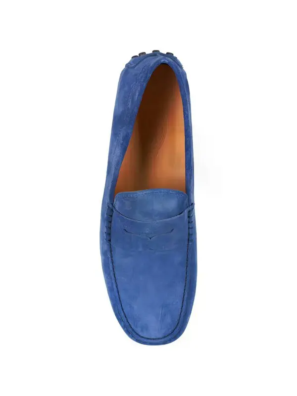 TOD'S Gommino Suede Loafers - Blue