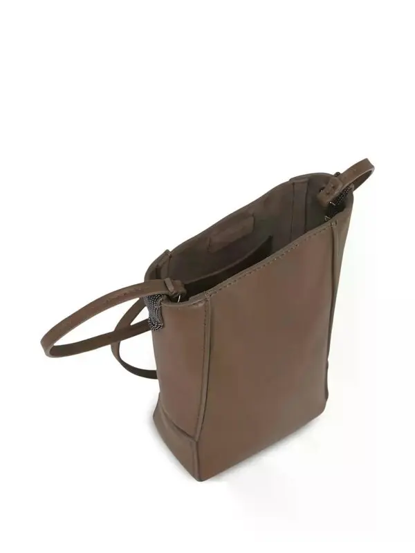 Brunello Cucinelli Small Cross Body Bag - Brown