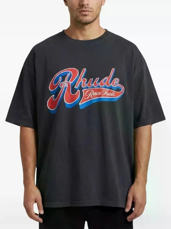 Rhude Pit Stop T-shirt - Grey