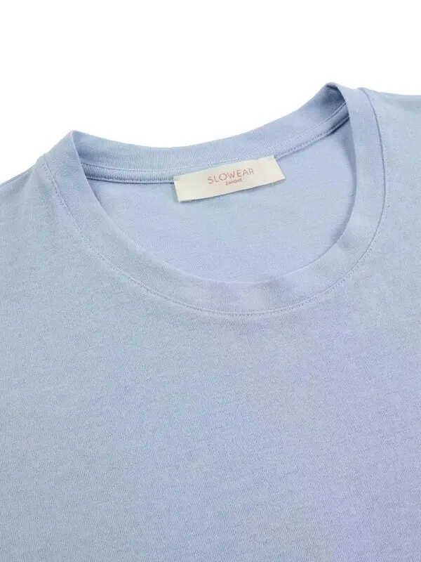 SLOWEAR Cotton T-shirt - Blue
