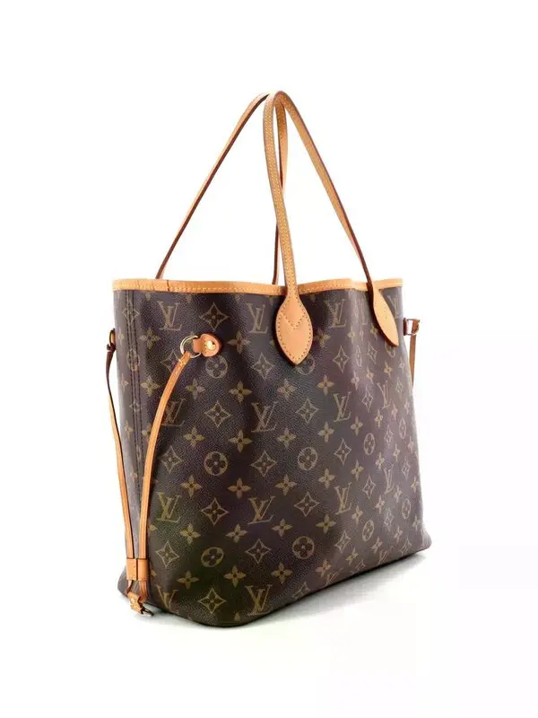 LOUIS VUITTON Neverfull Mm Monogram Canvas Tote Bag - Brown