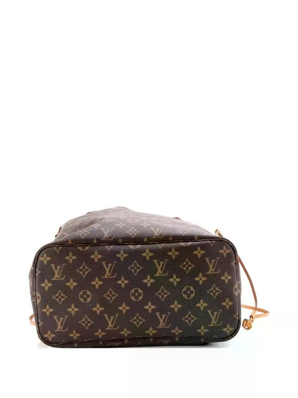 LOUIS VUITTON Neverfull Mm Monogram Canvas Tote Bag - Brown