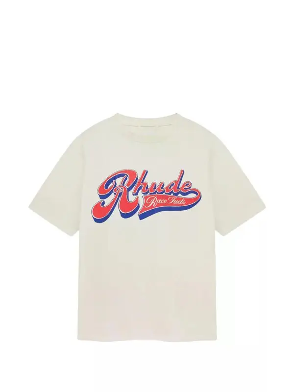 Rhude Pit Stop Tee - Neutrals