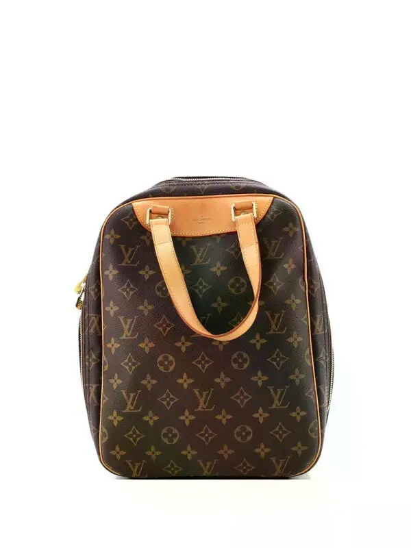 LOUIS VUITTON Excursion Handbag Monogram Canvas Satchel - Brown