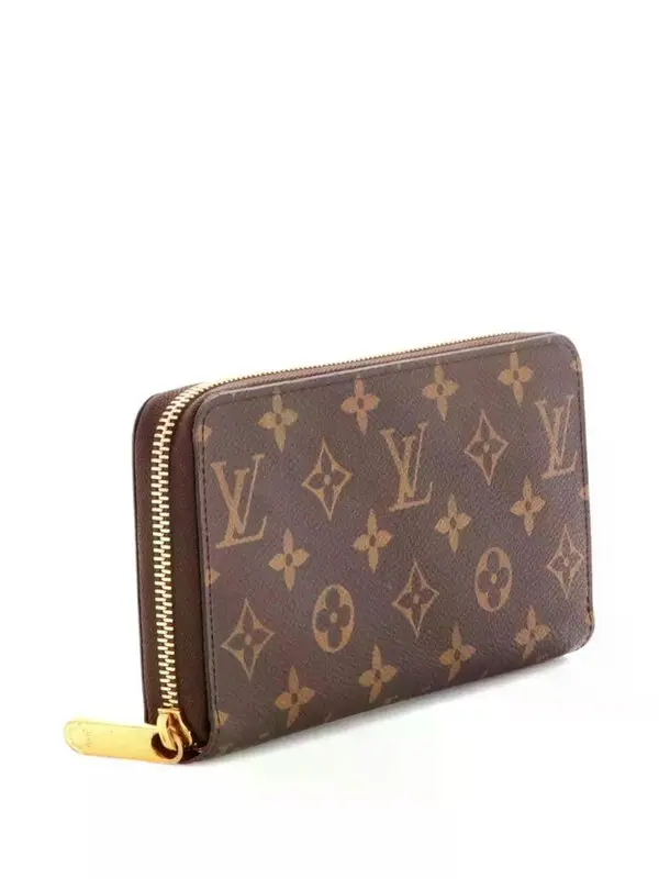 LOUIS VUITTON Zippy Wallet Monogram Canvas Small Wallets - Brown