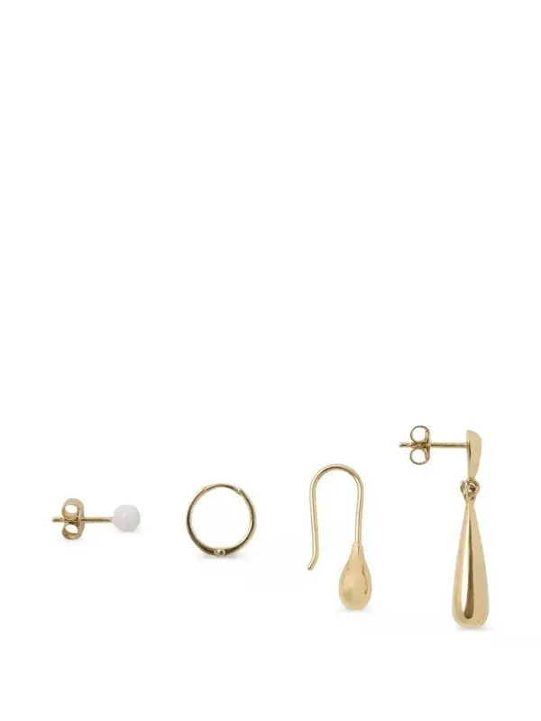 LEMAIRE Mismatched Drop Earrings - Gold