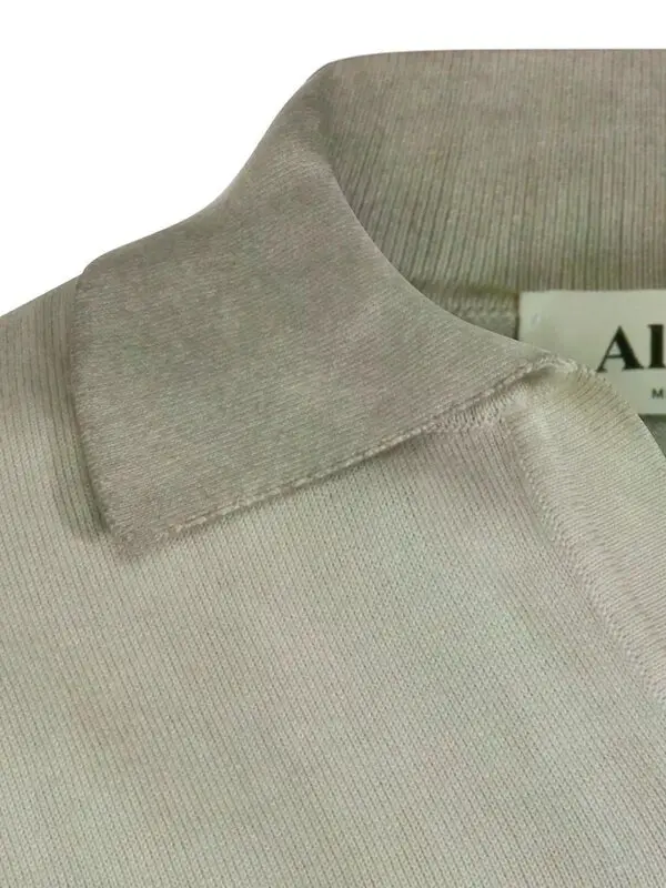 Altea Short-sleeved Cotton Polo Shirt - Neutrals