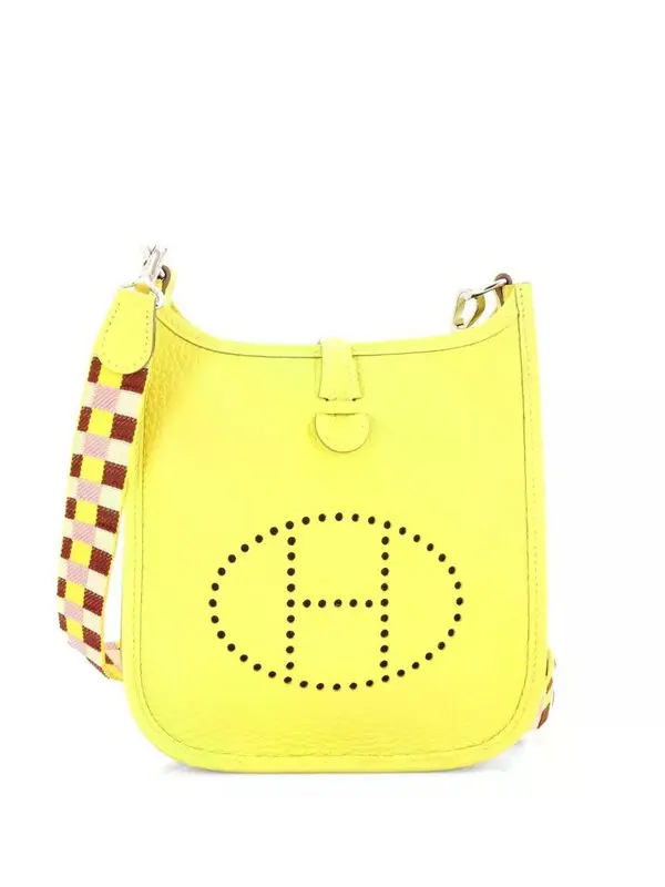 Hermès Evelyne Tpm Crossbody Bag Clemence Gen Iii - Yellow
