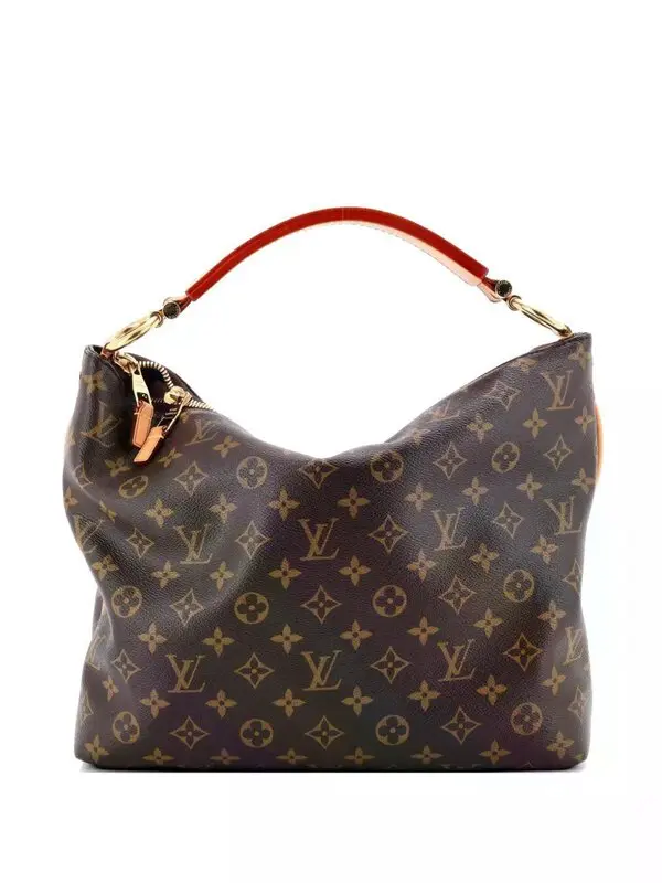 LOUIS VUITTON Sully Handbag Monogram Canvas Pm - Brown