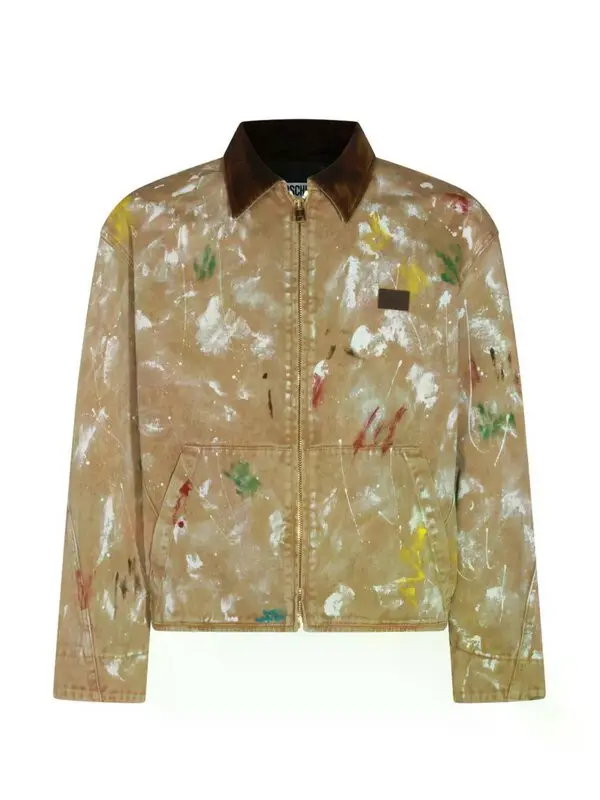 Moschino Painted Jacket - Neutrals