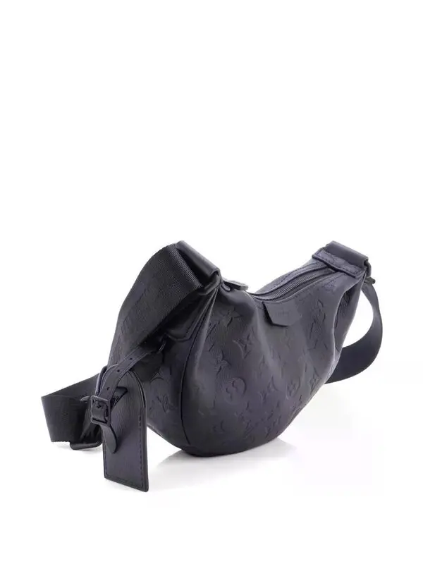LOUIS VUITTON Hamac Handbag Monogram Shadow Leather Pm