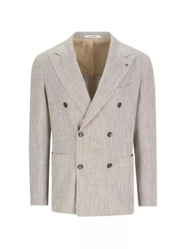 Tagliatore Double-breasted Button Blazer - Neutrals