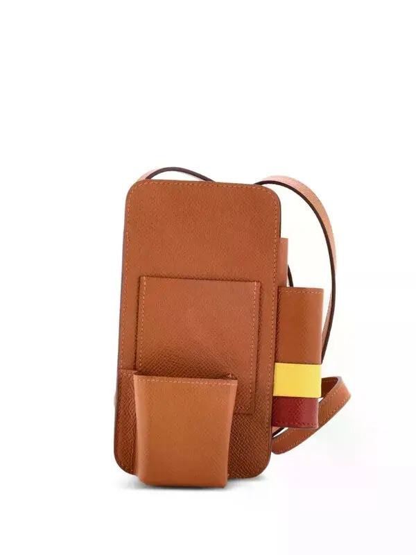 Hermès Way Phone Case Crossbody Bag Epsom Clutch - Brown