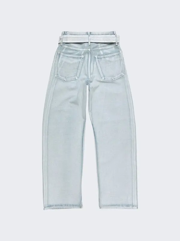 Acne Studios Denim Jeans With Belt - Blue