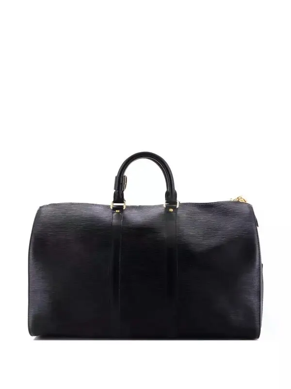LOUIS VUITTON Keepall 45 Travel Bag Epi Leather - Black