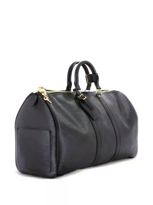 LOUIS VUITTON Keepall 45 Travel Bag Epi Leather - Black