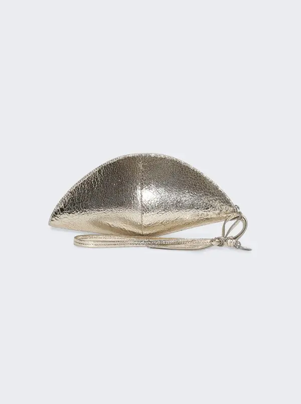JIL SANDER Medium Curve Pouch - Metallic