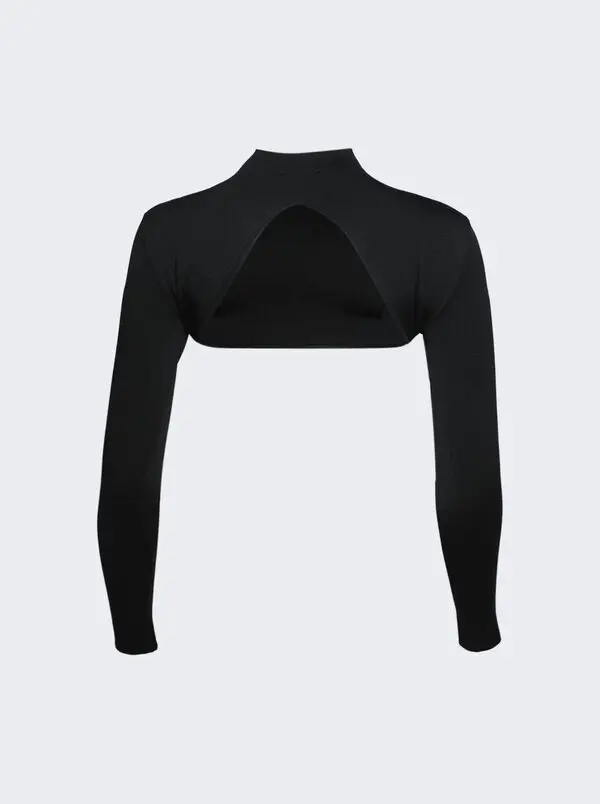 MUGLER Short Knit Top