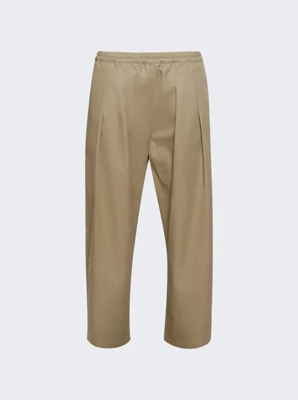 MAISON MARGIELA Pleated Wide-leg Pants - Beige