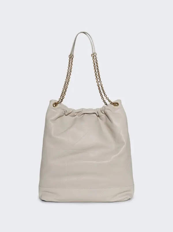 Saint Laurent Jamie Large Pouchon Bag - Ivory