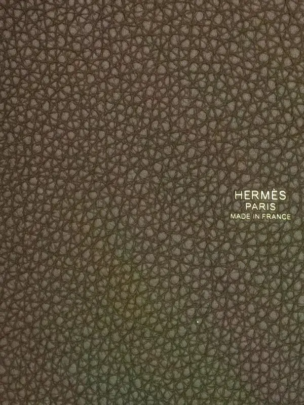 Hermès Picotin Lock Clemence Mm Bucket Bag - Grey