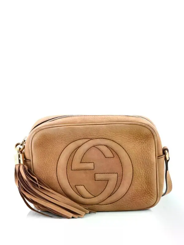 Gucci Soho Disco Nubuck Small Crossbody Bag - Neutrals