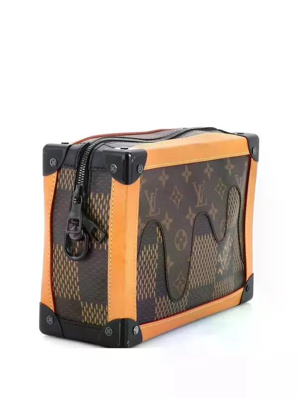 LOUIS VUITTON Nigo Soft Trunk Bag Limited Edition Giant Damier And Monogram Canvas - Brown