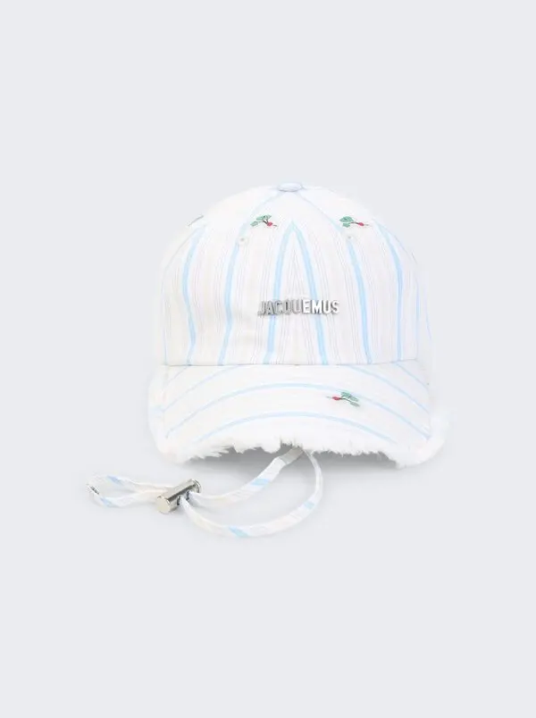 Jacquemus Le Artichaut Baseball Cap - White
