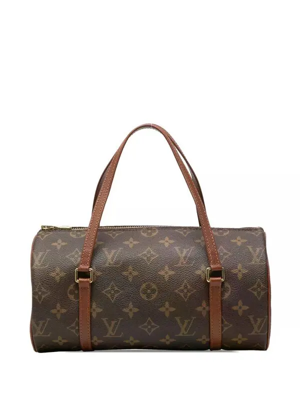 LOUIS VUITTON 2000 Monogram Papillon 26 Handbag - Brown