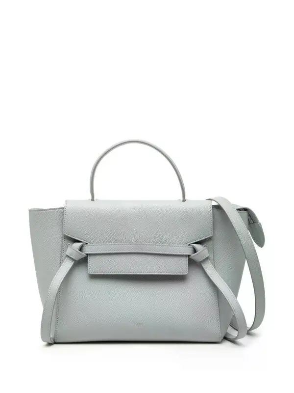 Celine 2019 Micro Grained Calfskin Belt Bag Satchel - Grey