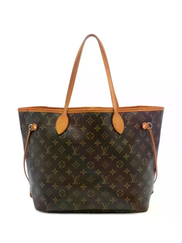 LOUIS VUITTON 2008 Monogram Neverfull Mm Tote Bag - Brown