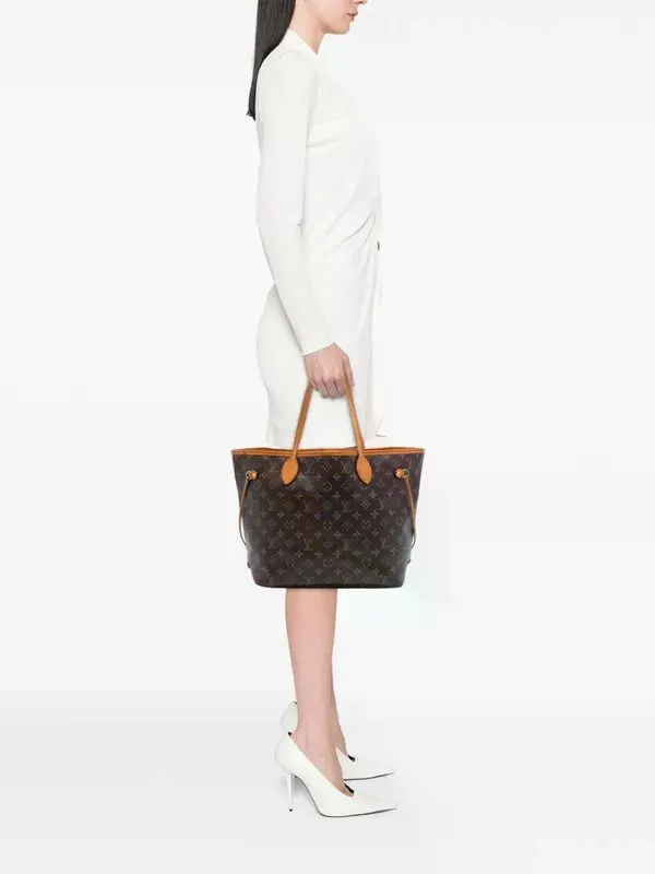 LOUIS VUITTON 2008 Monogram Neverfull Mm Tote Bag - Brown