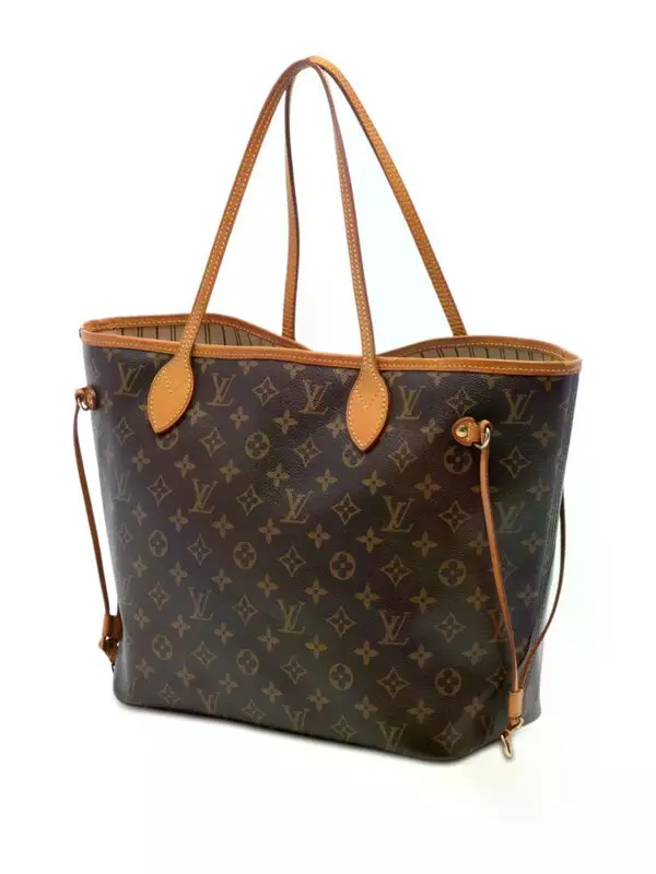 LOUIS VUITTON 2008 Monogram Neverfull Mm Tote Bag - Brown