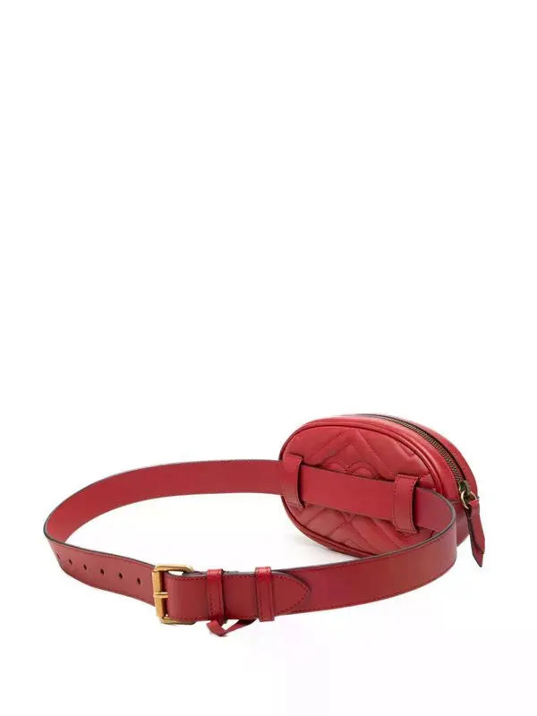 Gucci Gg Marmont Matelassé Leather Belt Bag