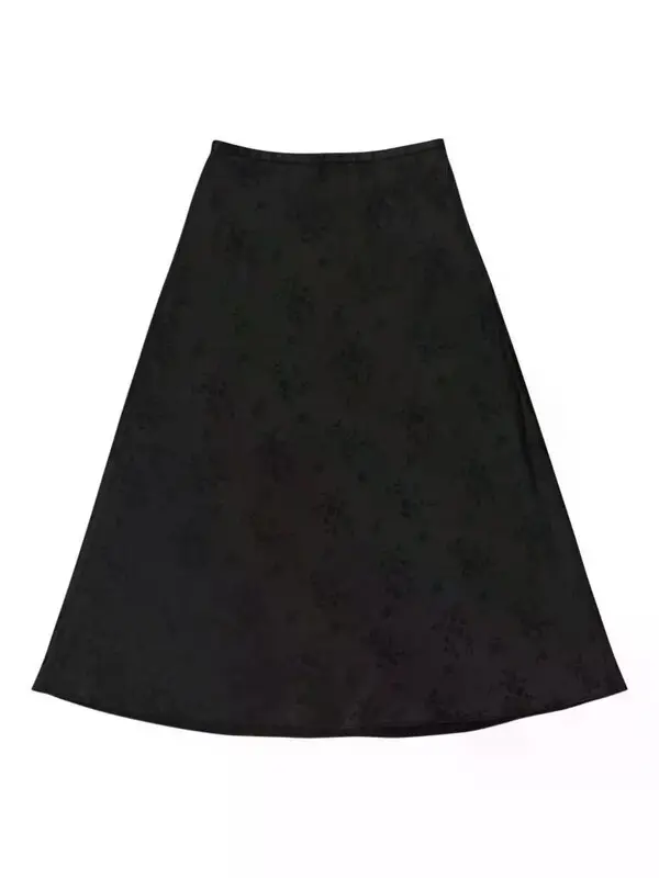 Callipygian Jacquard A-line Skirt