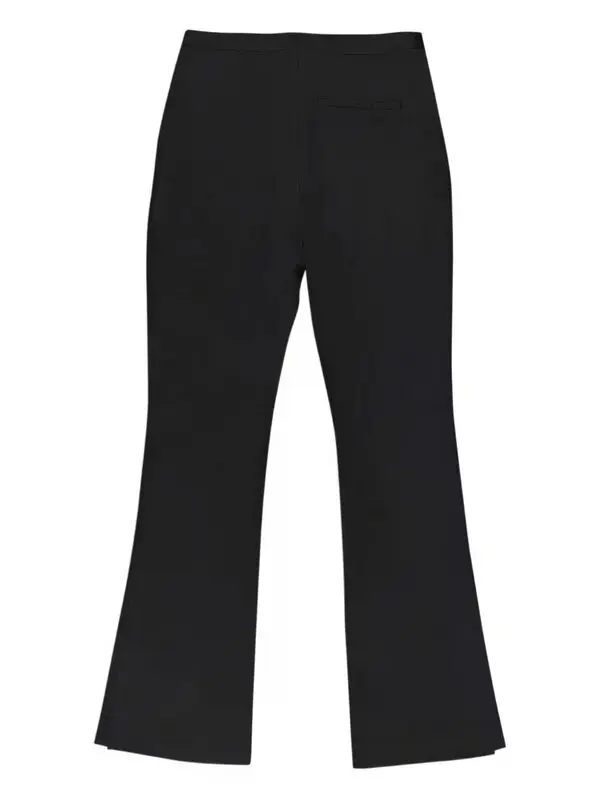 Callipygian Flared Trousers - Black