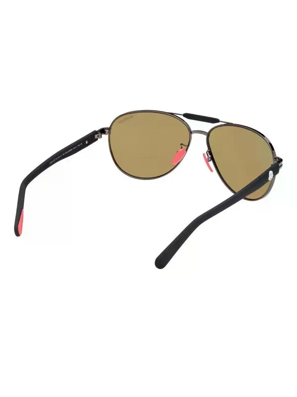 Moncler Logo-print Sunglasses - Black