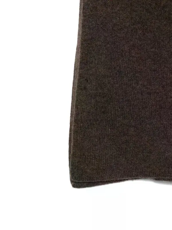 DELL'OGLIO Cashmere Scarf - Brown