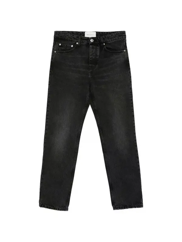 Ami Straight Denim Jeans - Black