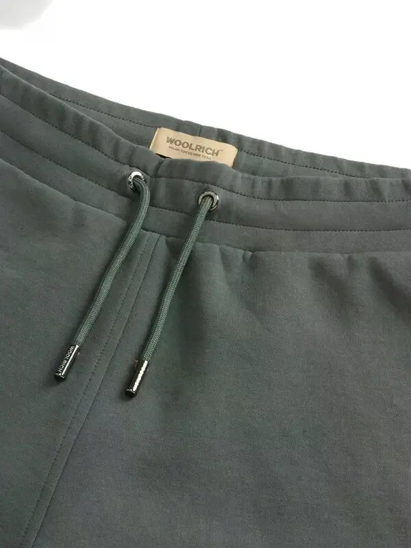 Woolrich Logo Drawstring Shorts - Green