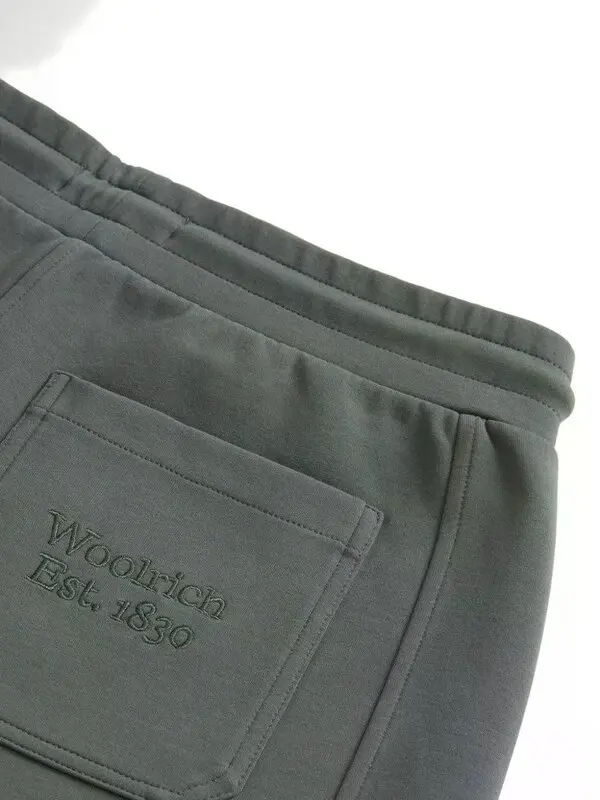 Woolrich Logo Drawstring Shorts - Green