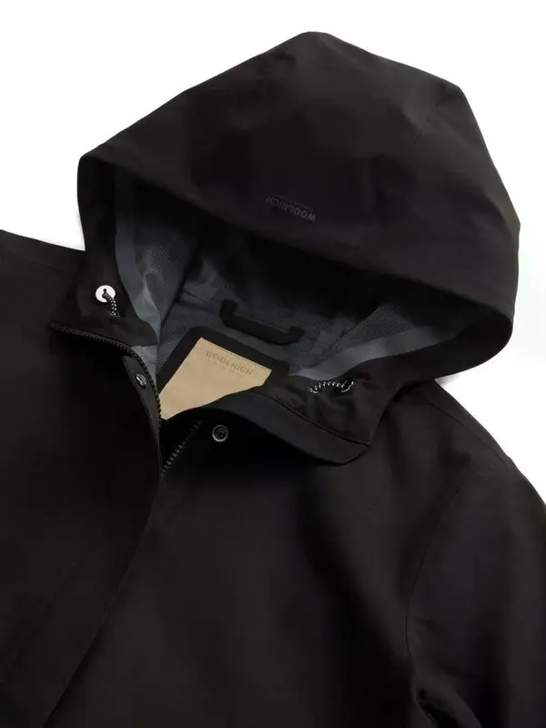Woolrich Hooded Parka Coat - Black